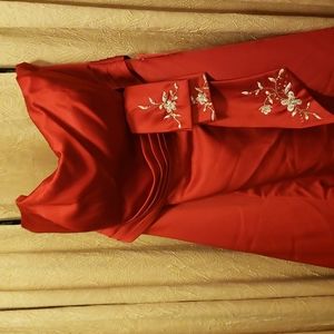 Alfred Angelo | Dresses | Alfred Angelo Vintage Rare Red Mermaid Gown ...